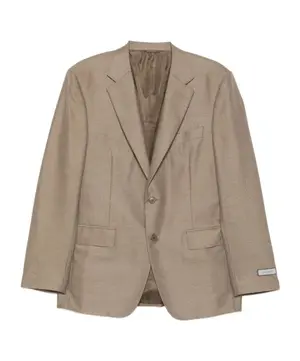 Canali Two-button Wool Blazer - Brown