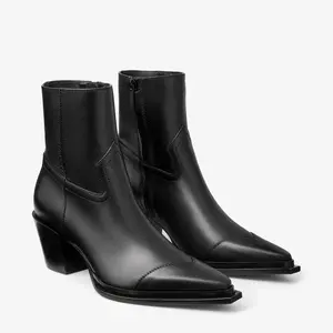 JIMMY CHOO Zipper Ankle Boots