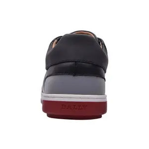 Bally Striped Casual Leather Sneakers