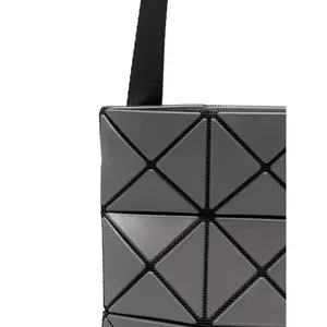 Issey Miyake Geometric Crossbody Bag - Gray