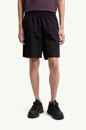 Moncler Logo Patch Swim Shorts