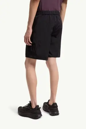 Moncler Logo Patch Swim Shorts