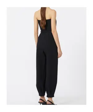 Max Mara Strapless Jumpsuit With Belted Waist
