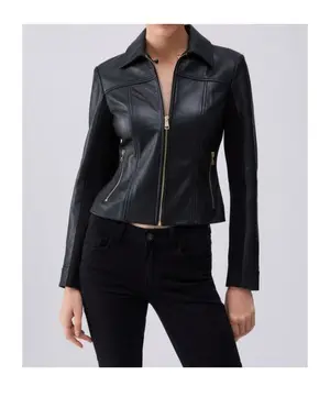 Liu Jo Slim Fit Leather Jacket
