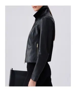 Liu Jo Slim Fit Leather Jacket