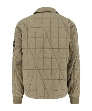 Stone Island Collared Quilted Jacket