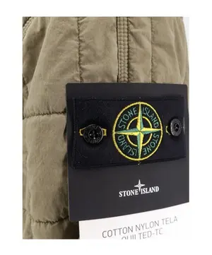 Stone Island Collared Quilted Jacket