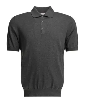 Brunello Cucinelli Short-sleeves Polo Shirt - Grey