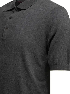 Brunello Cucinelli Short-sleeves Polo Shirt - Grey
