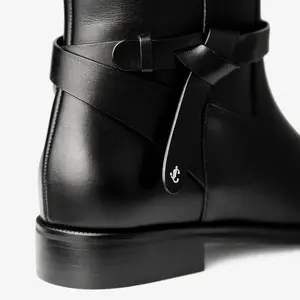 JIMMY CHOO Knee High Boots With Bow Detailing - Black