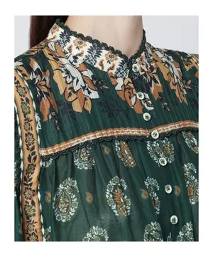 Farm Rio Ayla Floral Buttoned Blouse
