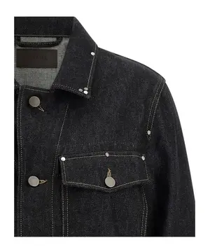 LEMAIRE Cropped Blouson With Rivet Detailing
