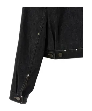 LEMAIRE Cropped Blouson With Rivet Detailing