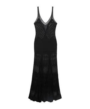 Blumarine V Neck Day Dresses