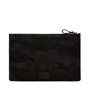 Valentino Garavani Jacquard Camouflage Handbag - Black