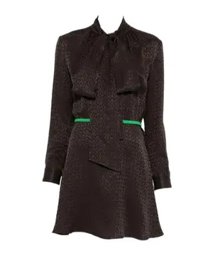 Gucci Horsebit Jacquard Dress