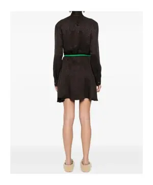 Gucci Horsebit Jacquard Dress