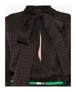 Gucci Horsebit Jacquard Dress