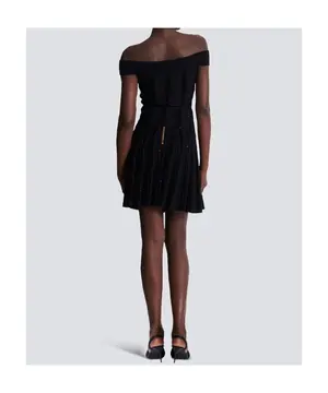 Balmain Shimmering Sequined Flared Skirt