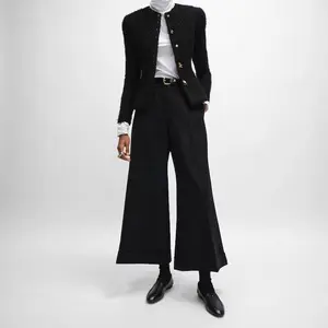Celine Wool Gabardine Docks Trousers