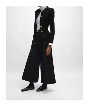 Celine Wool Gabardine Docks Trousers