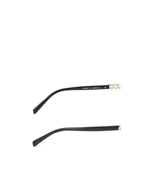 Gucci Oval Logo Detail Sunglasses - Black