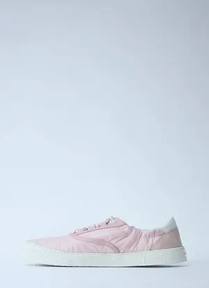 Moncler Round Toe Low Top Sneakers