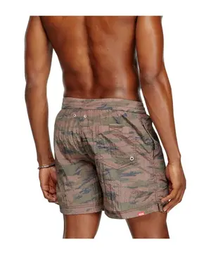 DIESEL® Camouflage Swim Shorts - Brown