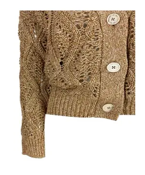 Eleventy Long Sleeve Buttoned Cardigan - Brown