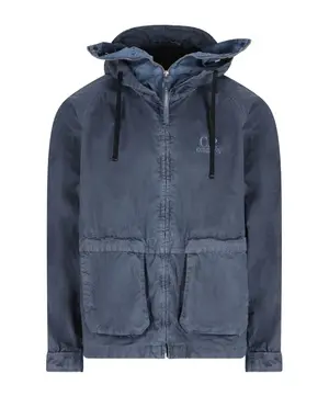 C.P. COMPANY Explorer Hooded Jacket With Embroidered Logo