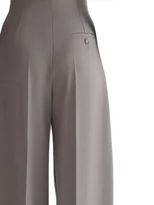MUGLER Pleated Wide-leg Trousers