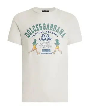 Dolce & Gabbana Dolce Gabbana Logo Detailed T-shirt - White