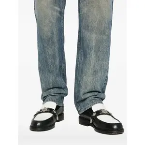 Balmain Logo Patch Jeans