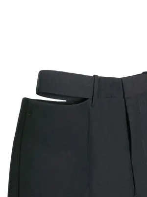 JIL SANDER Tailored Straight-leg Pants With Openwork Detail