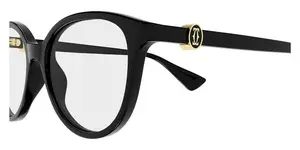 Cartier Square Frame Eyeglasses - Black