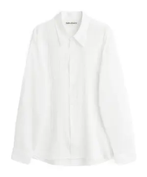 Our Legacy Promise Pintuck Shirt - White