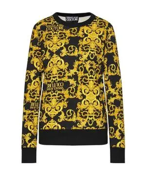 Versace Logo Baroque Cotton Sweatshirt