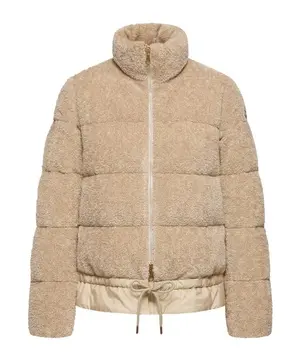 Collared Sherpa Puffer Jackets