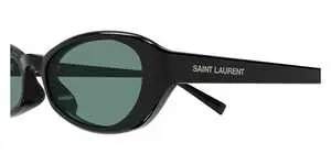 Saint Laurent Oval Frame Sunglasses - Black