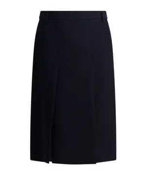 Prada Slit Detailed Midi Skirt - No