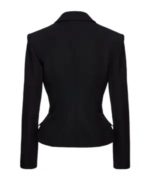 Magda Butrym Double-breasted Fitted Cropped Jacket