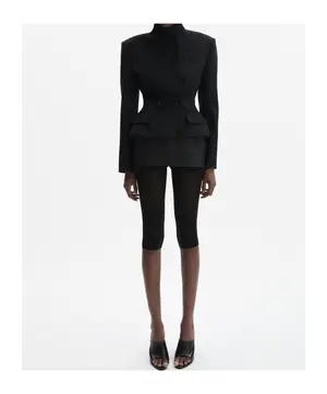 Magda Butrym Double-breasted Fitted Cropped Jacket