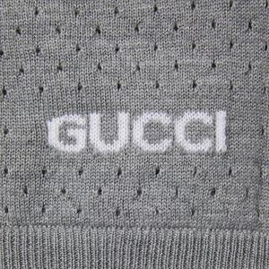 Gucci Embroidered Logo Cardigan