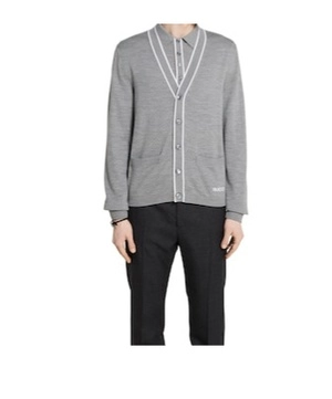 Gucci Embroidered Logo Cardigan