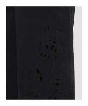 Farm Rio High Rise Embroidered Jeans