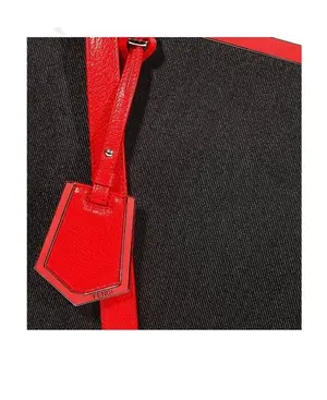 Fendi Logo Detail Top Handle Handbag