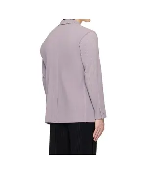 Issey Miyake Pleated Suit Jacket - Cloud Gray