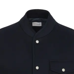 Moncler Catoctin Logo Patch Gilet - Midnight Blue