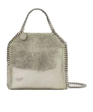 Stella McCartney Falabella Metallic Chain-linked Tote Bag - Nude