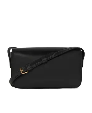 Celine Triomphe Shoulder Bag In Shiny Calfskin